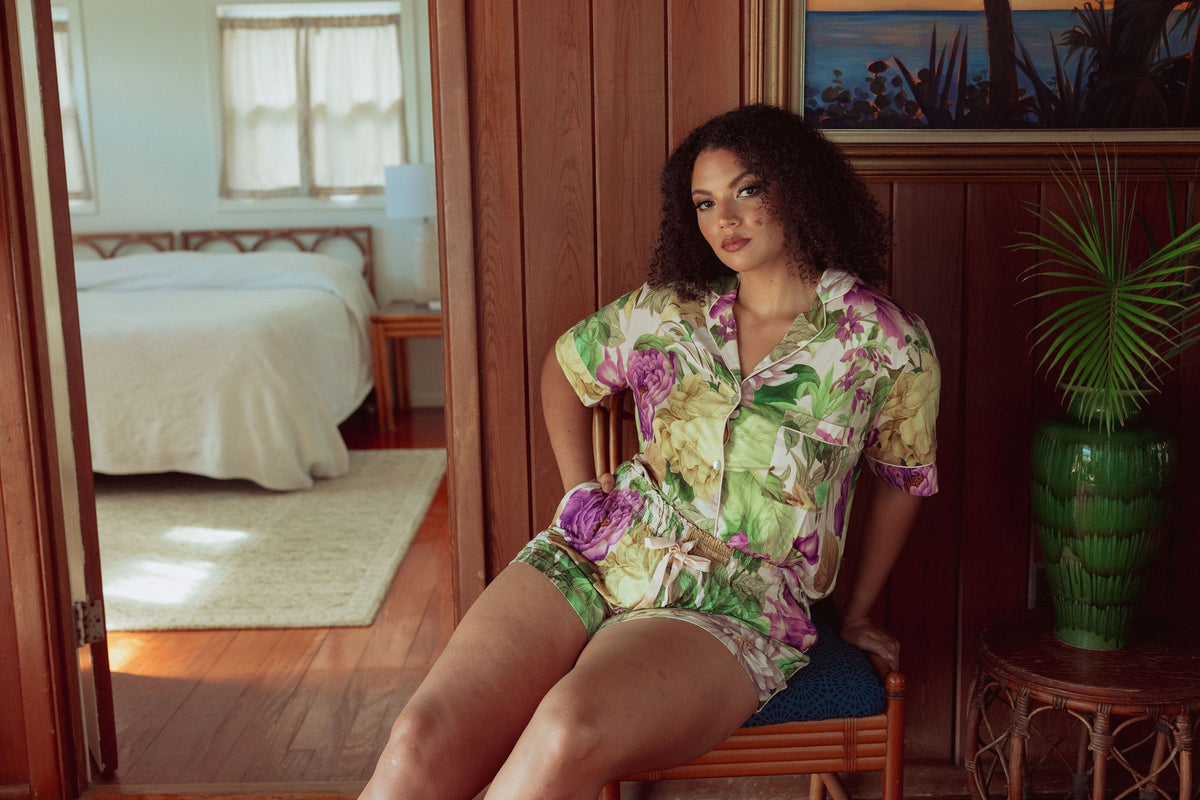 KILO BRAVA SPRING GARDEN MODAL - SHORTIE PJ SET